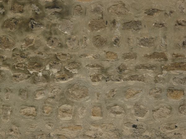 sunken stone in concrete 0072 - Texturelib