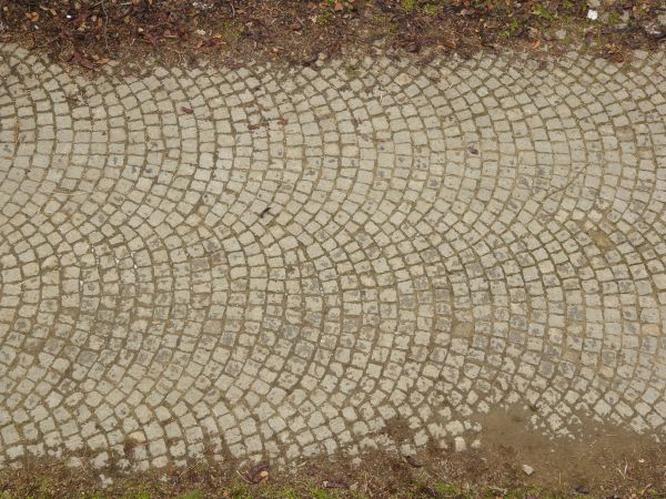 worn arching cobblestone texture 0032 - Texturelib