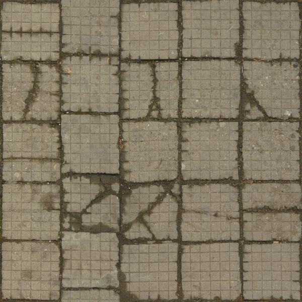 seamless gridded pavement texture 0049 - Texturelib