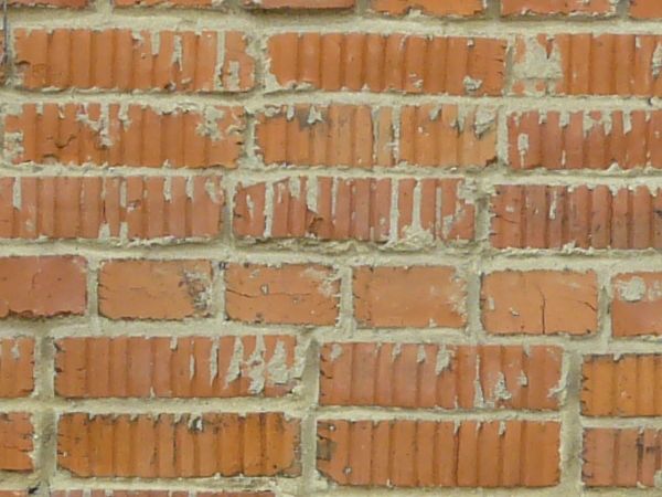 brick fence with indentations 0003 - Texturelib